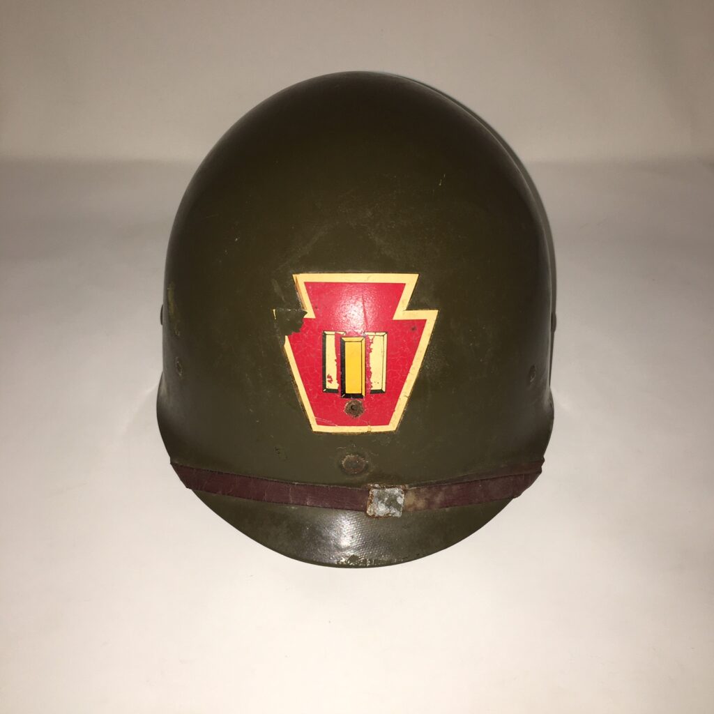 World War II Helmet Liner with Regimental Markings – The War Store and ...