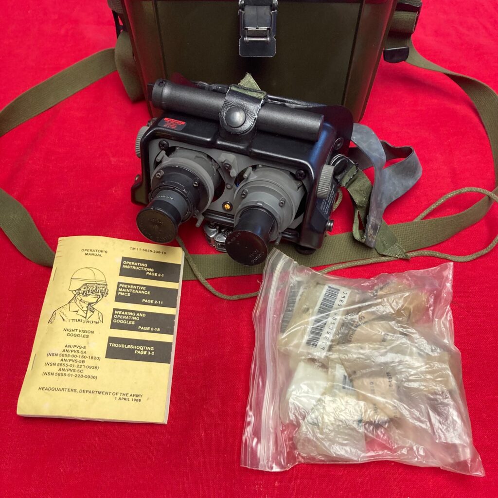 U.S. Military Vietnam-era AN/PVS-5A Night Vision Goggles – The War ...