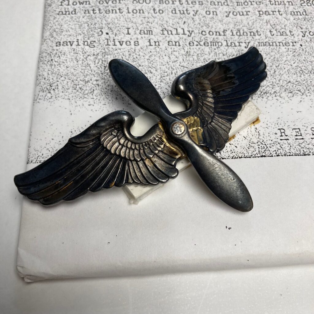World War II era “Prop and Wings” Medal and Paperwork – The War Store ...