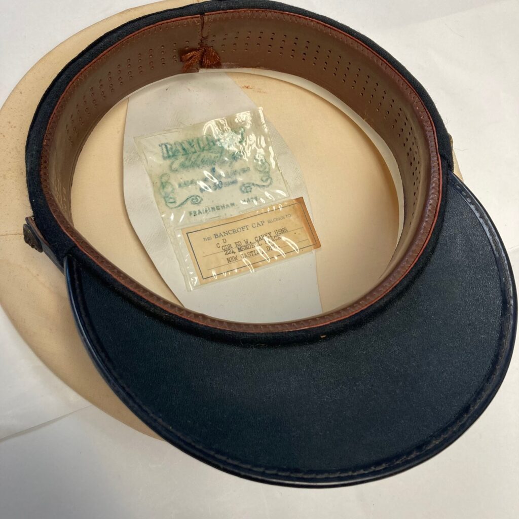 NAMED World War II era U.S. Navy Commander’s Dress Cap – The War Store ...